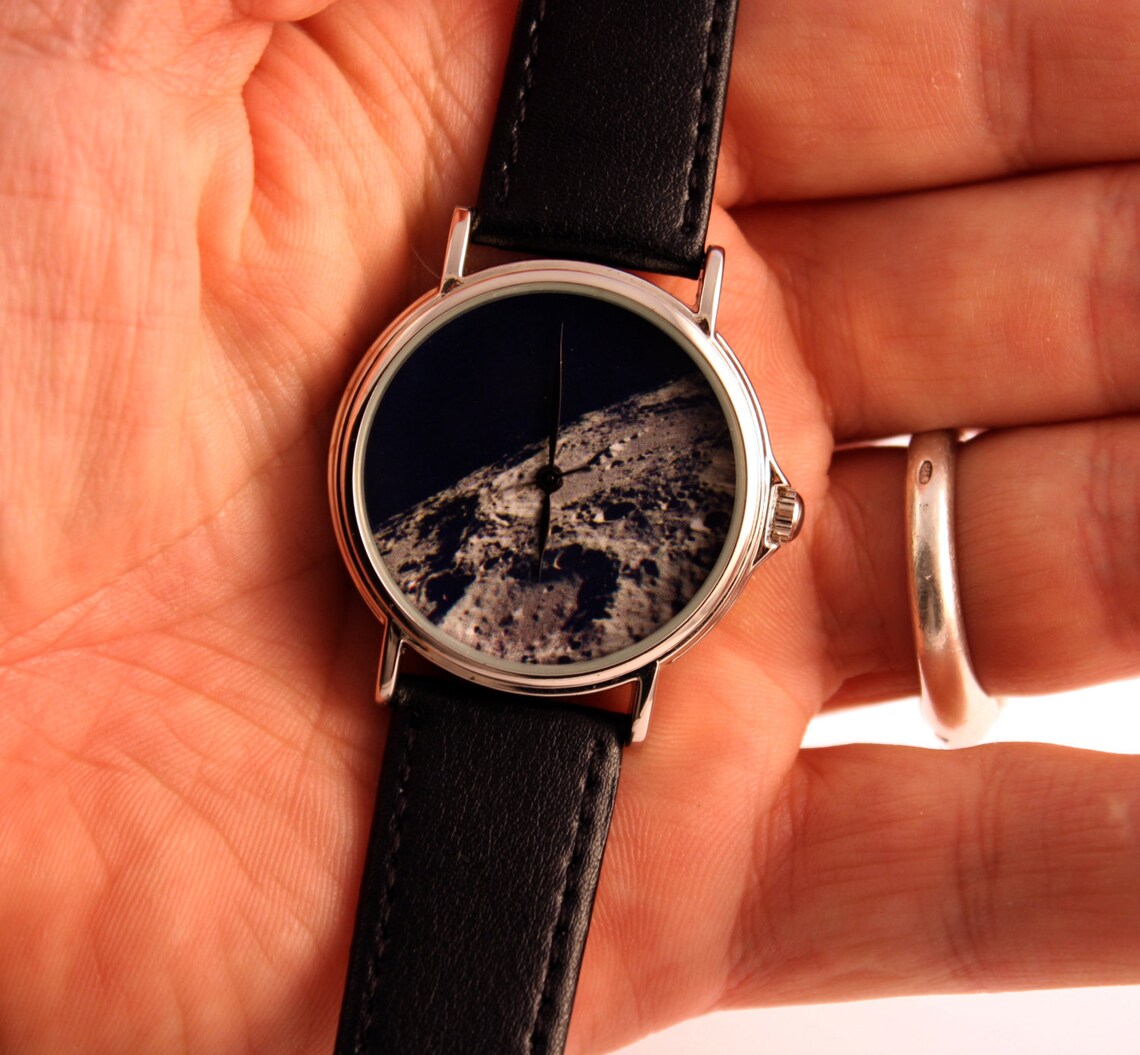 Moon Space Watch, Outer Space, Moon Surfacemontre Hommerelojes ...