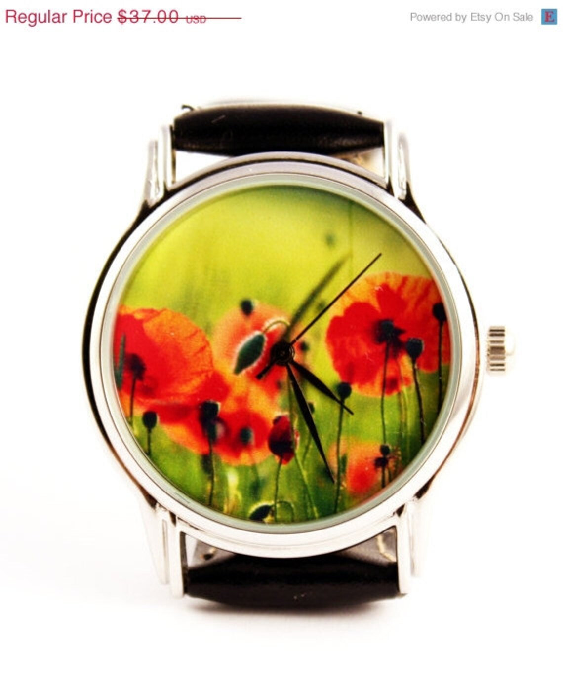 Poppy Watch, Poppies, Ladies Watch, Gift Idea for Girlmontre ...