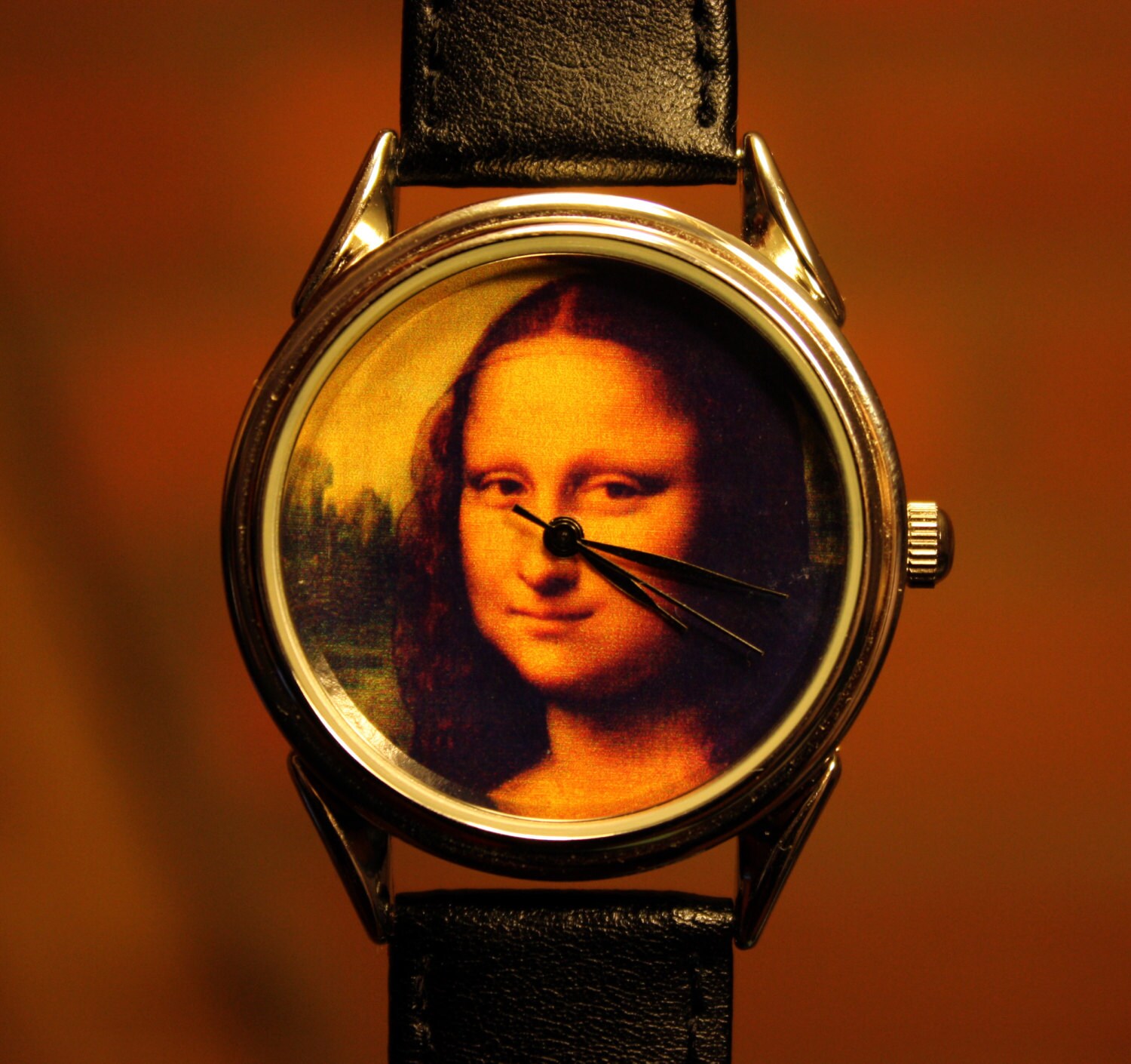 Mona Lisa Watch, Da Vinci Painting Mona Lisamontre Hommerelojes ...