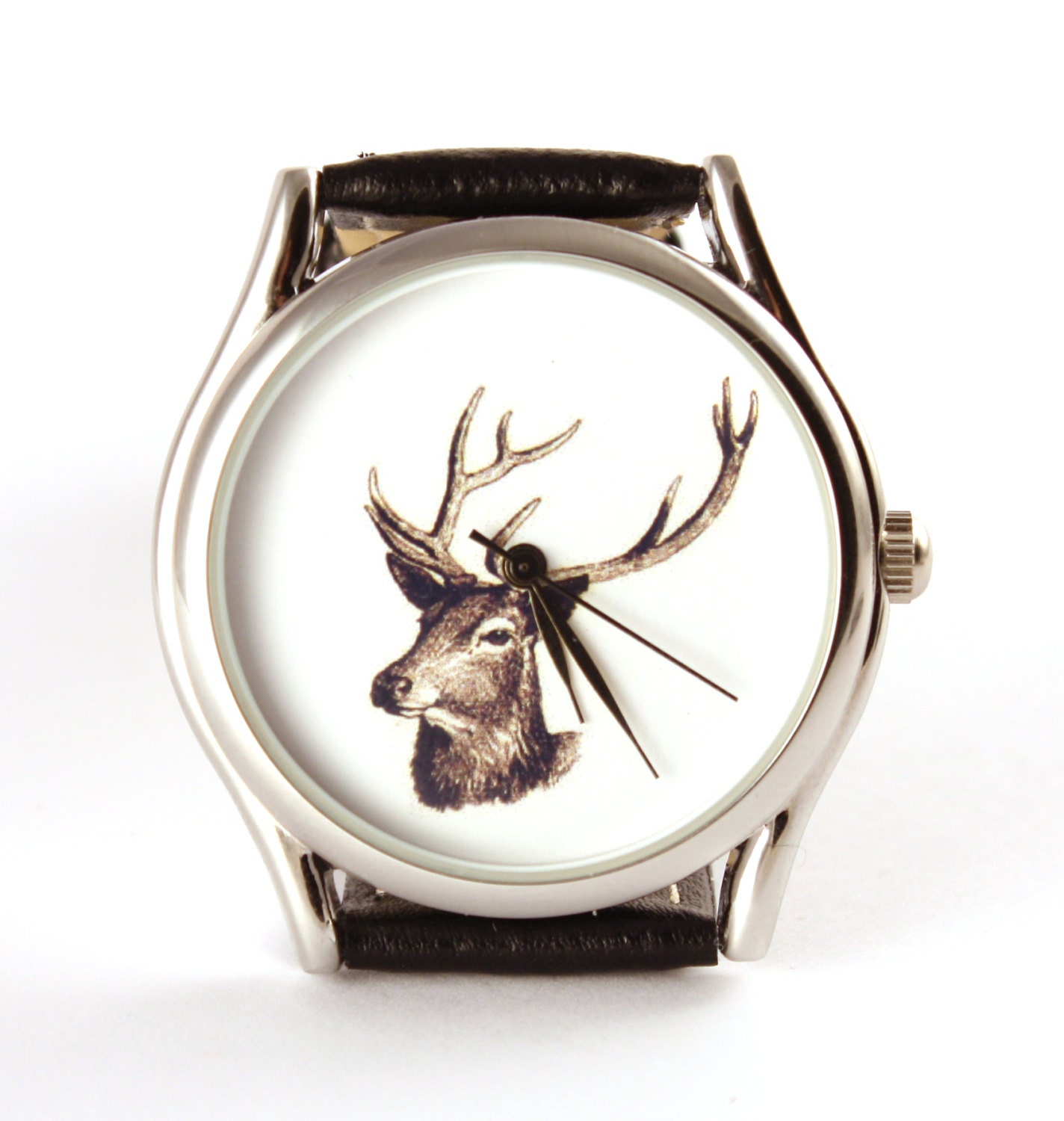 Watch, Deer Watch, Vintage Syle Leaher Watch, Men's Watch, Women Watch ...