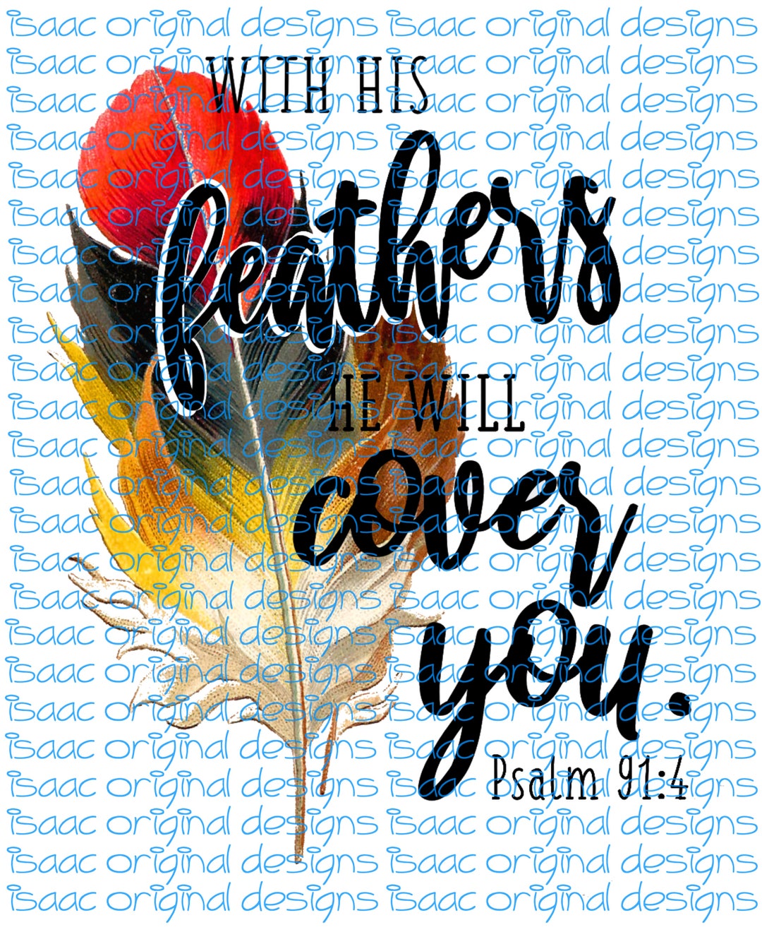 Psalm 91 PNG for Sublimation - Etsy
