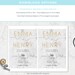 Marble With Gold Wedding Invitation, Editable Template Instant Download ...