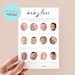 Baby Face Baby Shower Game: Minimalist Picture Guess (digital Download ...