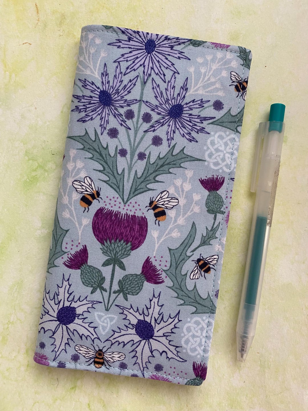 2025 Slim Pocket Diary With Handmade Bee, Thistle, Floral Design ...