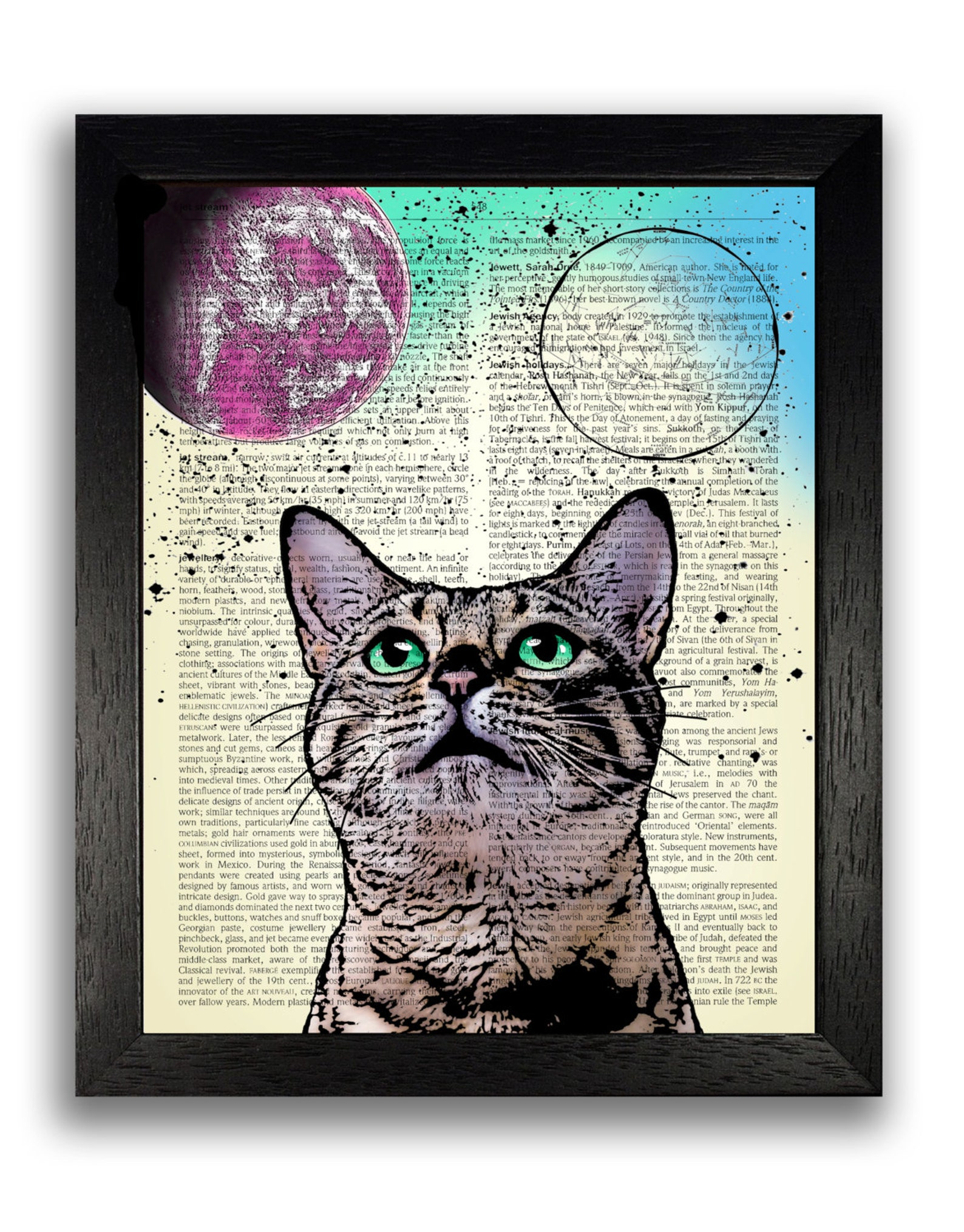 CAT SET of 3 Posters Cat Art Prints Cat Wall Decor | Etsy