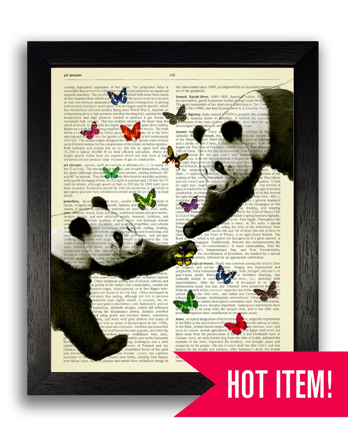 Digital Prints Art & Collectibles Framed Panda Bear poster Prints etna ...