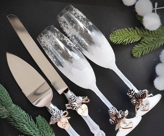 Centros De Mesa Para Bodas De Invierno Con Copos De Nieve