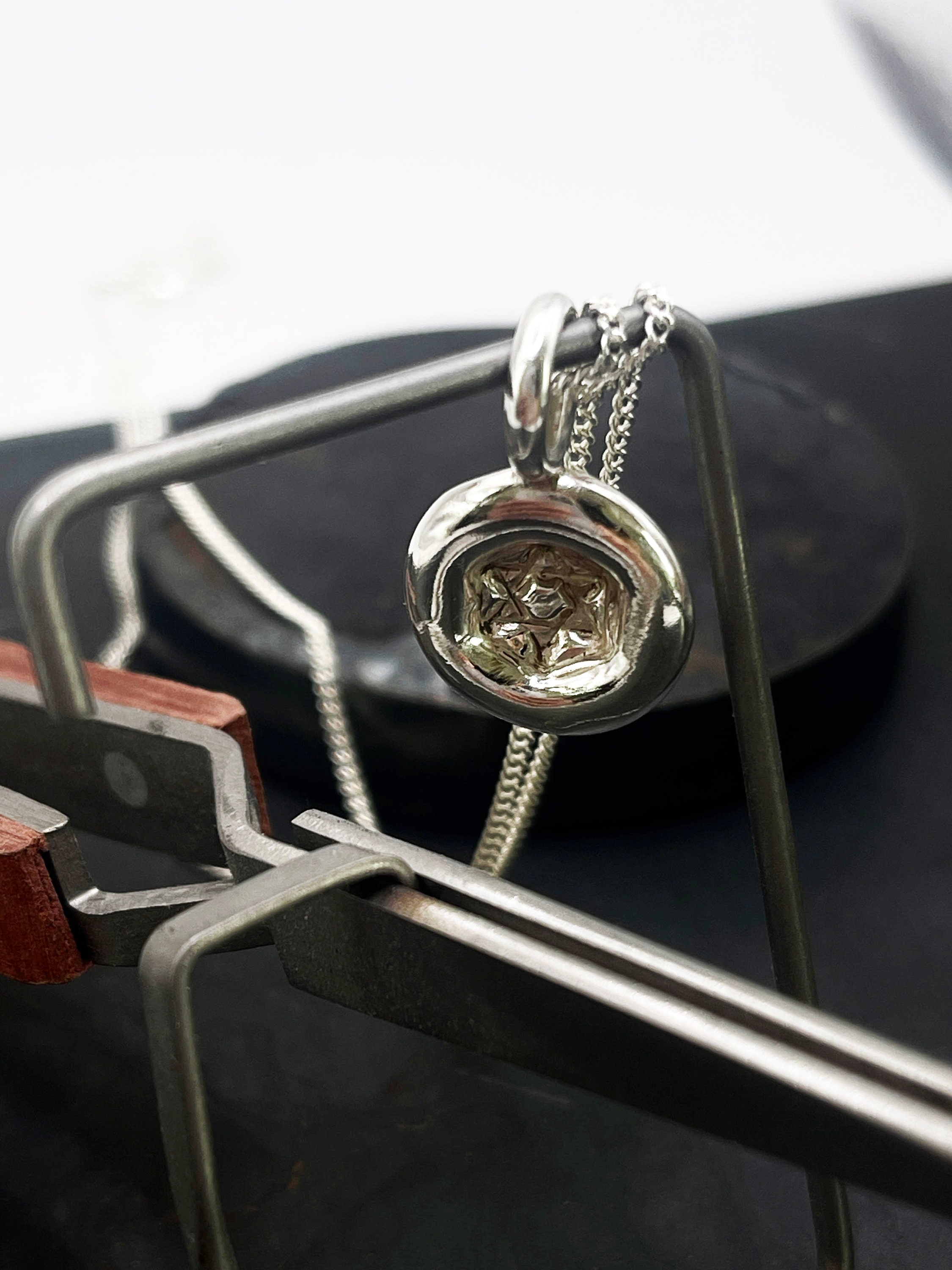 Star of David Necklace Magen David Sterling Silver Kabbalah Jewelry ...