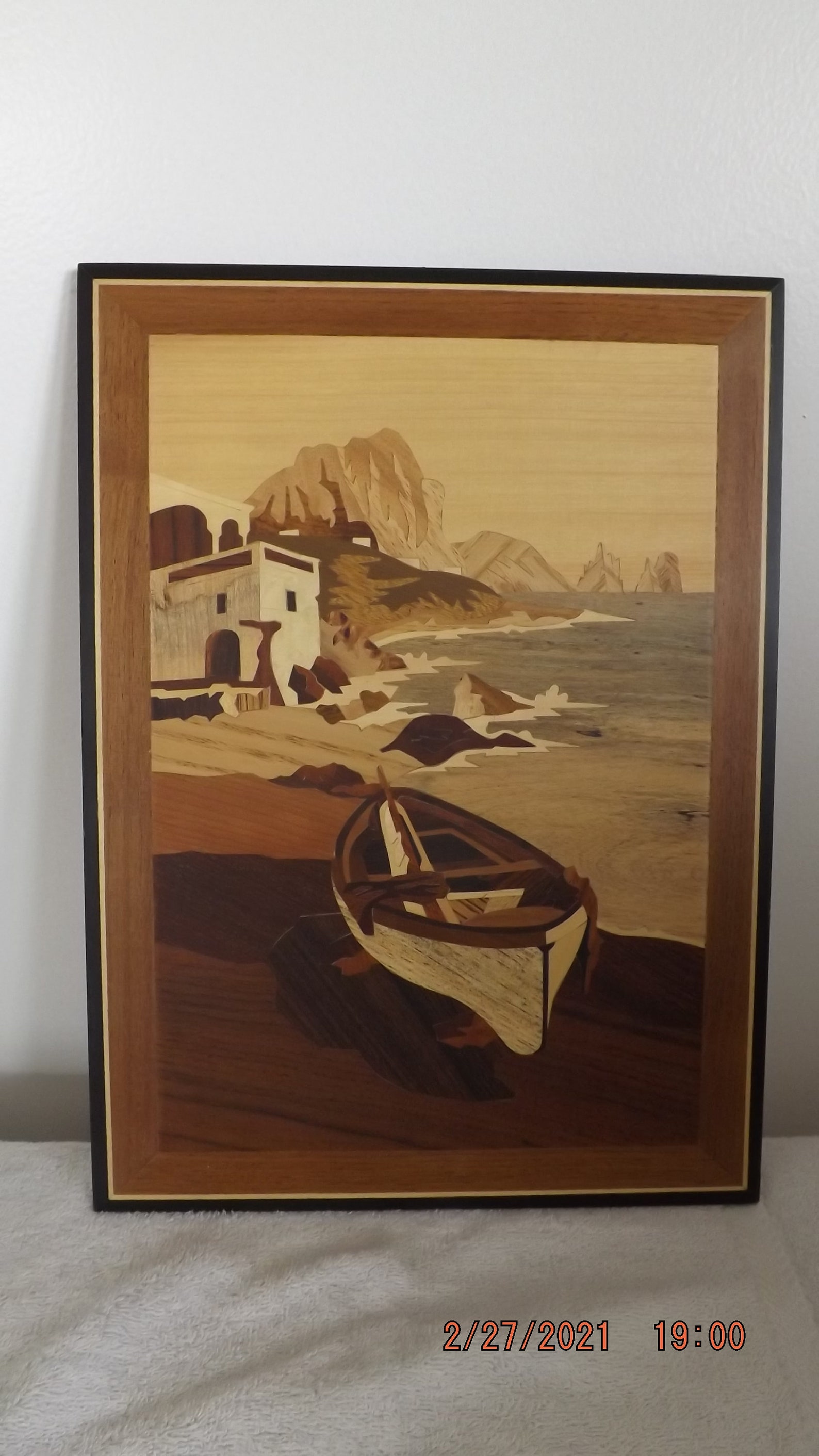 Vintage Inlay Art Very Awesome Wood Artistry - Etsy