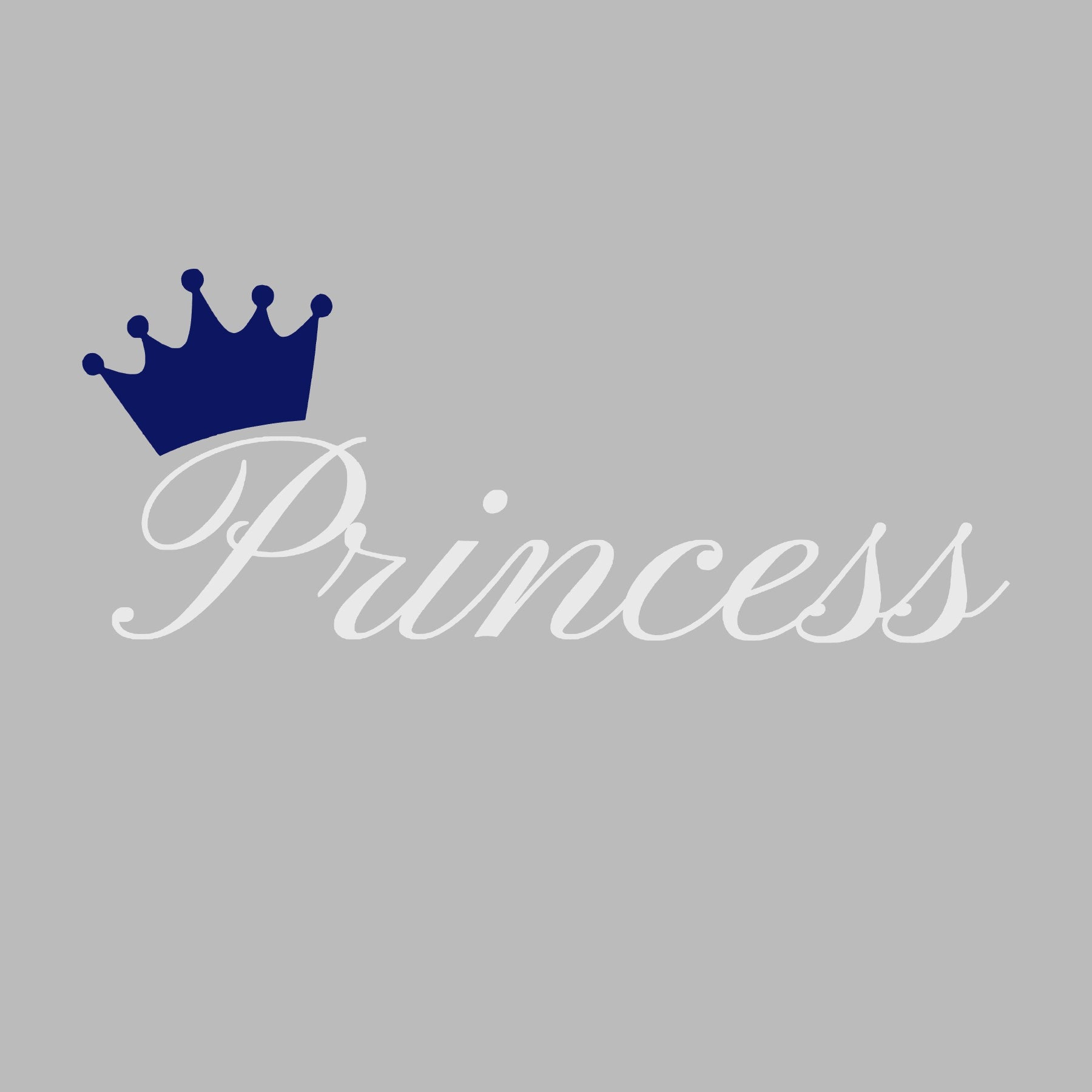 Princess With Tiara Vinyl Decal - Window, Car, Laptop, Cup Sticker - Etsy