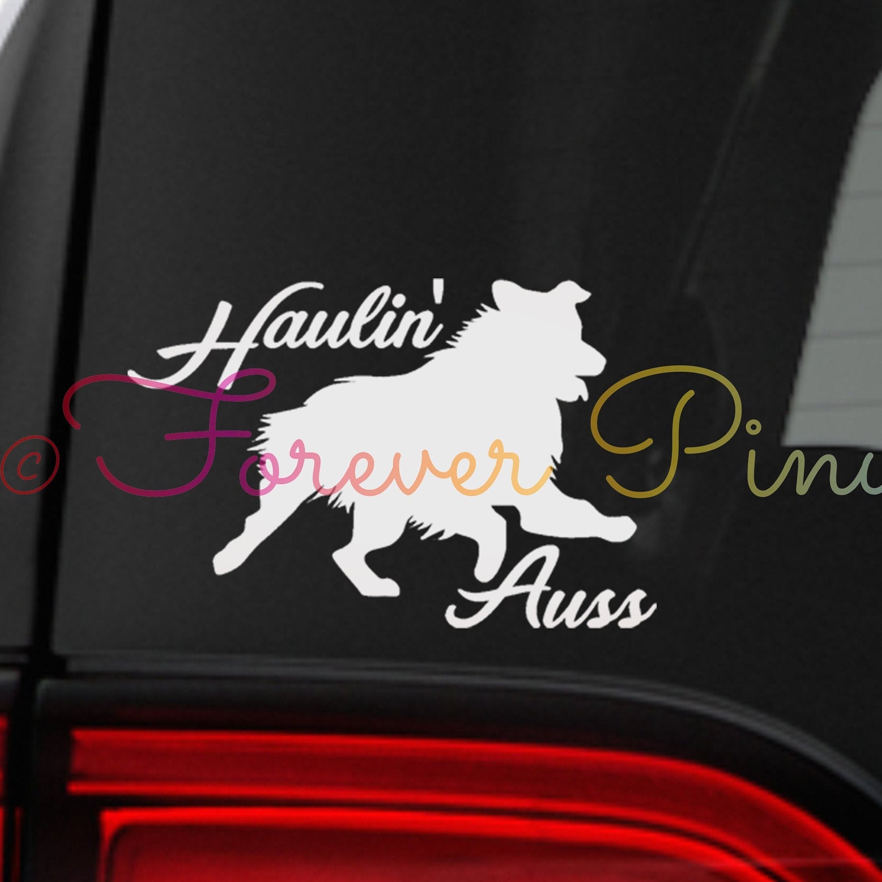 Haulin' Auss Decal Hauling Auss Australian Shepherd - Etsy Canada