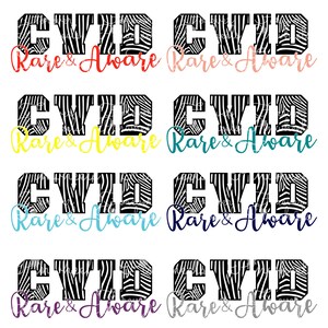 CVID Rare & Aware, Common Variable Immune Deficiency Decal/sticker for ...