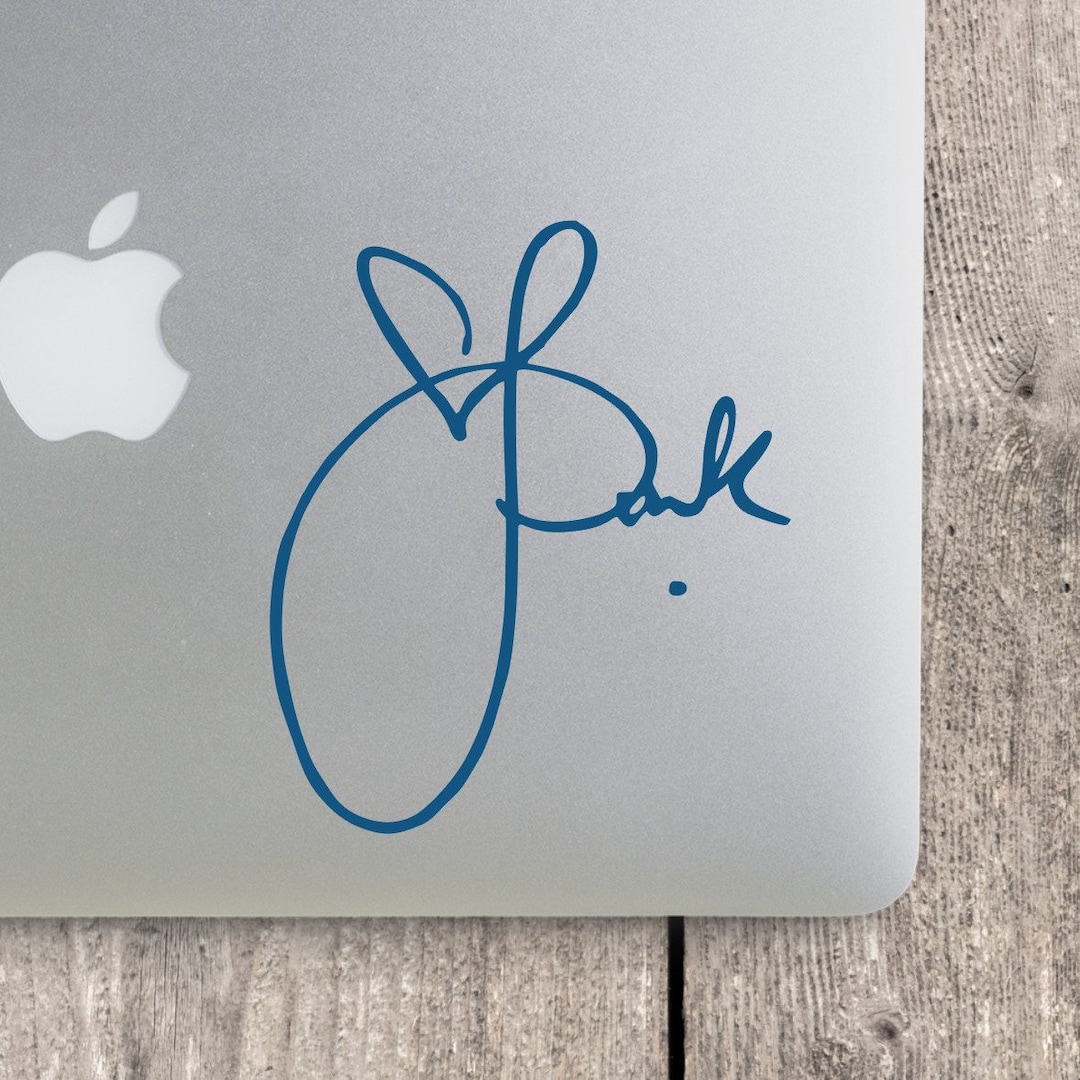 P!nk Autograph Vinyl Decal/sticker for Window, Car, Cup, Laptop Case ...