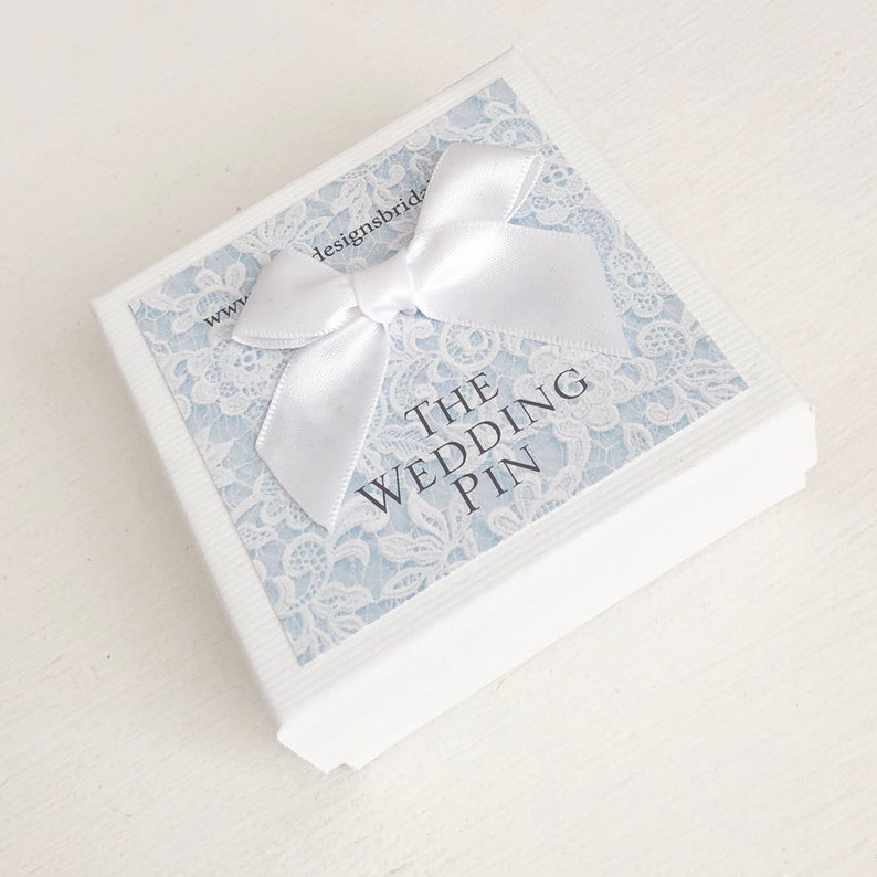 Bridal Pin, Wedding Pin, Bride Gift, Sterling Silver, Bridal Shower ...