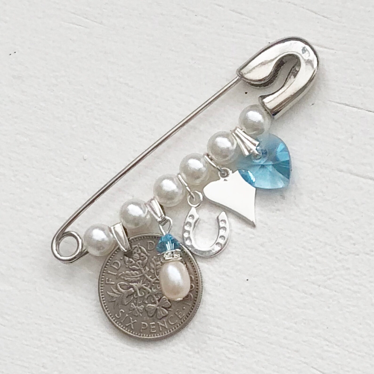 Bridal Pin Wedding Pin Bride Gift Sterling Silver Bridal - Etsy