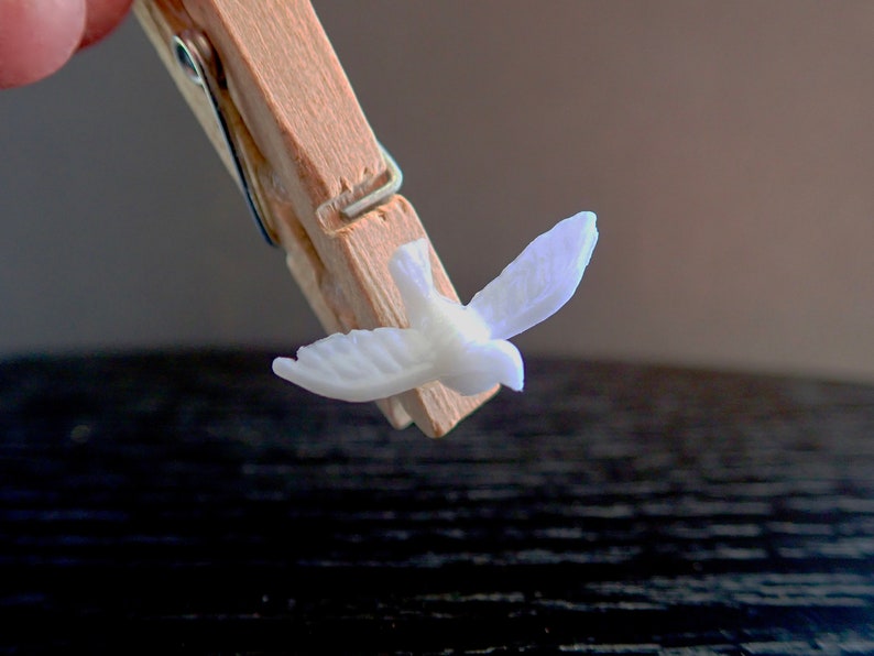 Miniature White Plastic Doves Tiny and Perfect for Wedding - Etsy