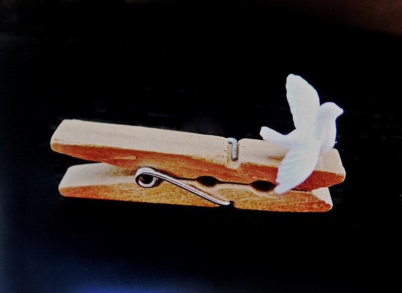 Miniature White Plastic Doves Tiny and Perfect for Wedding - Etsy