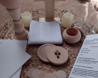 Mini Catholic Altar, Montessori Mass Kit, Catholic Mass, Pretend Play ...