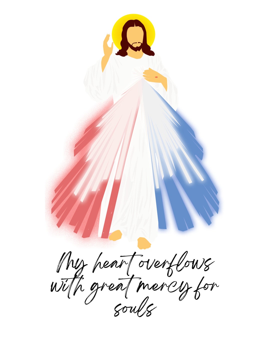 Digital DIVINE MERCY - Etsy