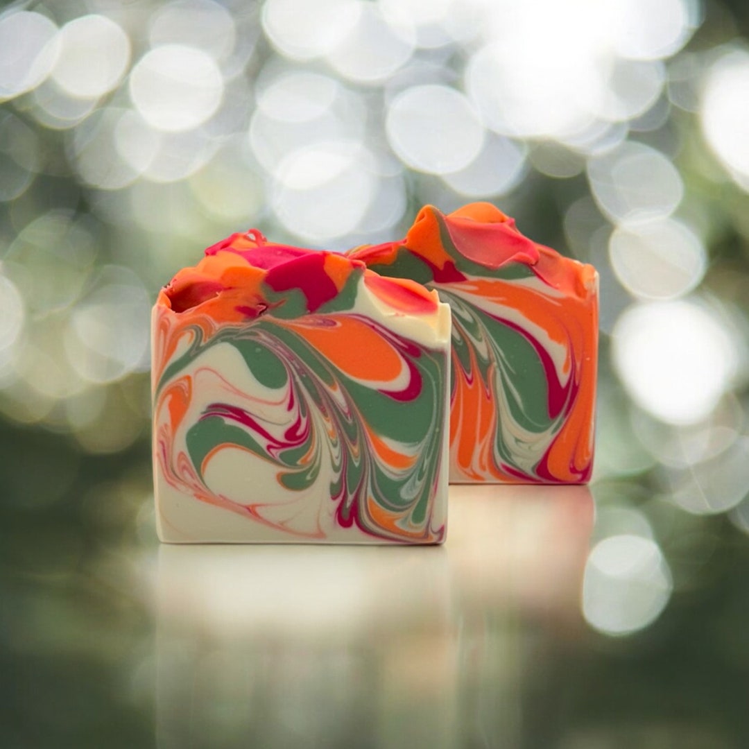 Peach Magnolia Raspberry Soap/ Artisan Soap / Handmade Soap / Soap ...