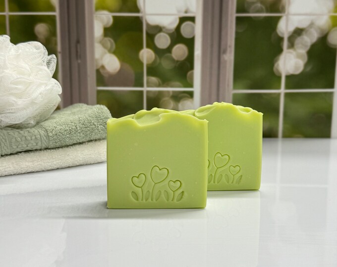 Fresh Cut Grass Soap, Glycerin Soap Bar - Etsy