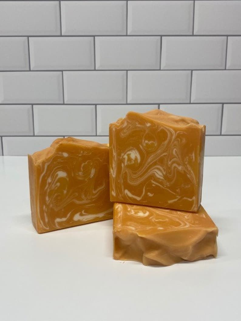 Mango Peach Soap/ Artisan Soap / Handmade Soap / Soap / Cold | Etsy