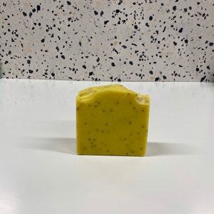 Lemongrass Poppy Seed Soap / Artisan Soap / Handmade Soap / - Etsy