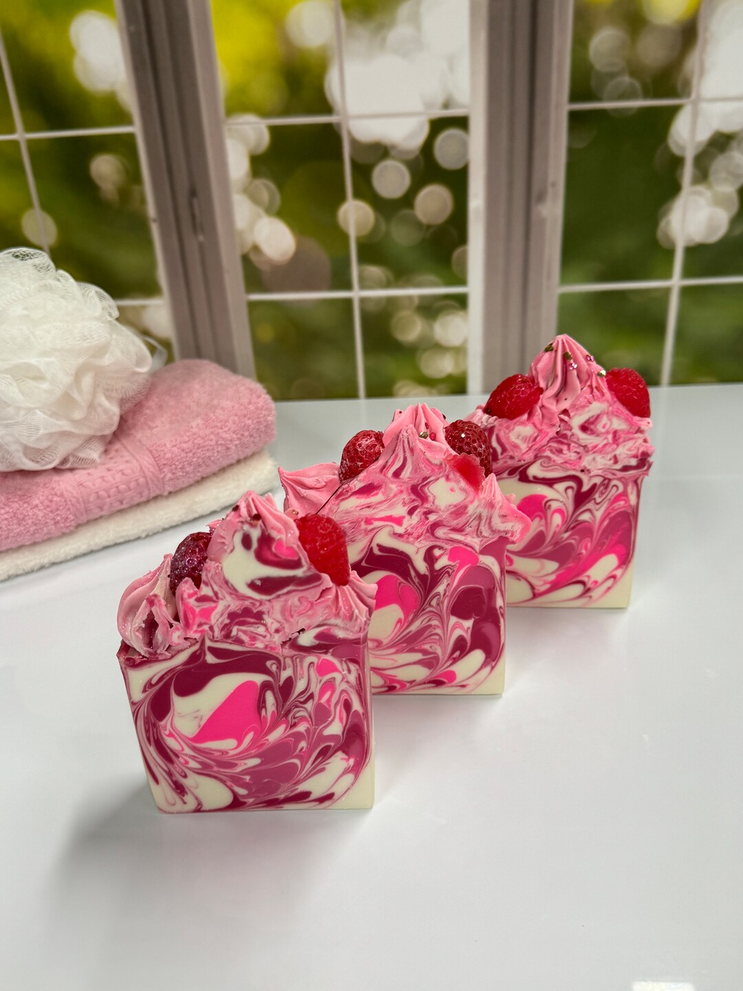 Strawberry Shortcake Artisan Handmade Cold Process Soap Biodegradable ...