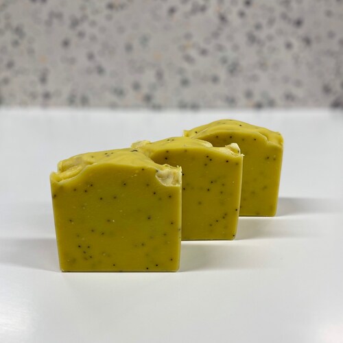 Lemongrass Poppy Seed Soap / Artisan Soap / Handmade Soap / - Etsy