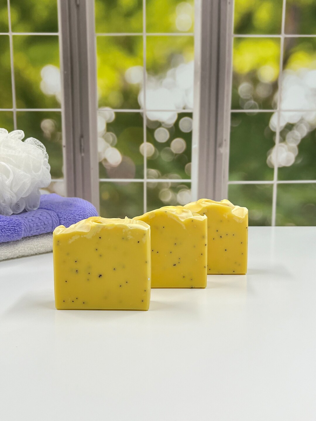 Lemongrass Poppy Seed Soap / Artisan Soap / Handmade Soap / Soap / Cold Process Soap - Etsy