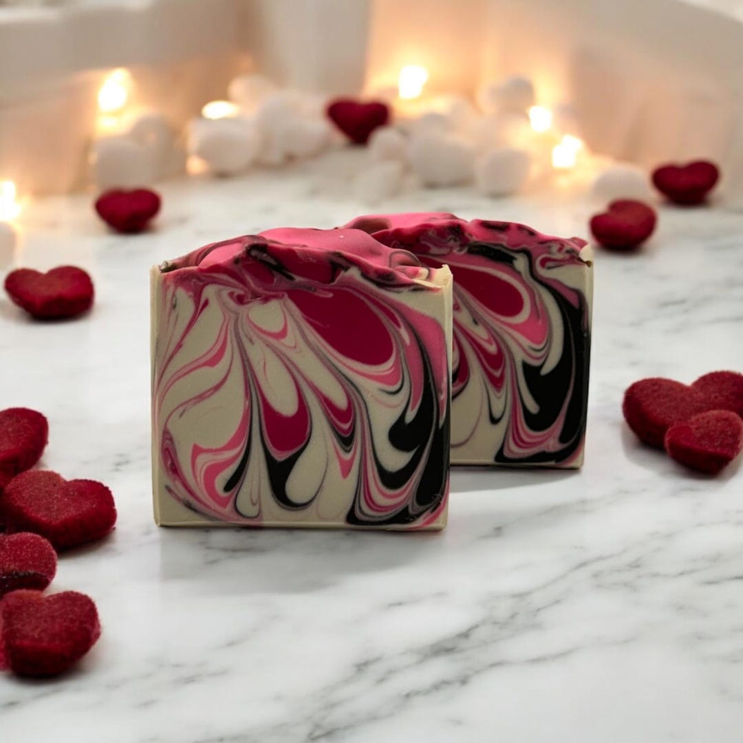 Cherry Almond Soap / Artisan Soap / Handmade Soap / Soap / Bar Soap - Etsy