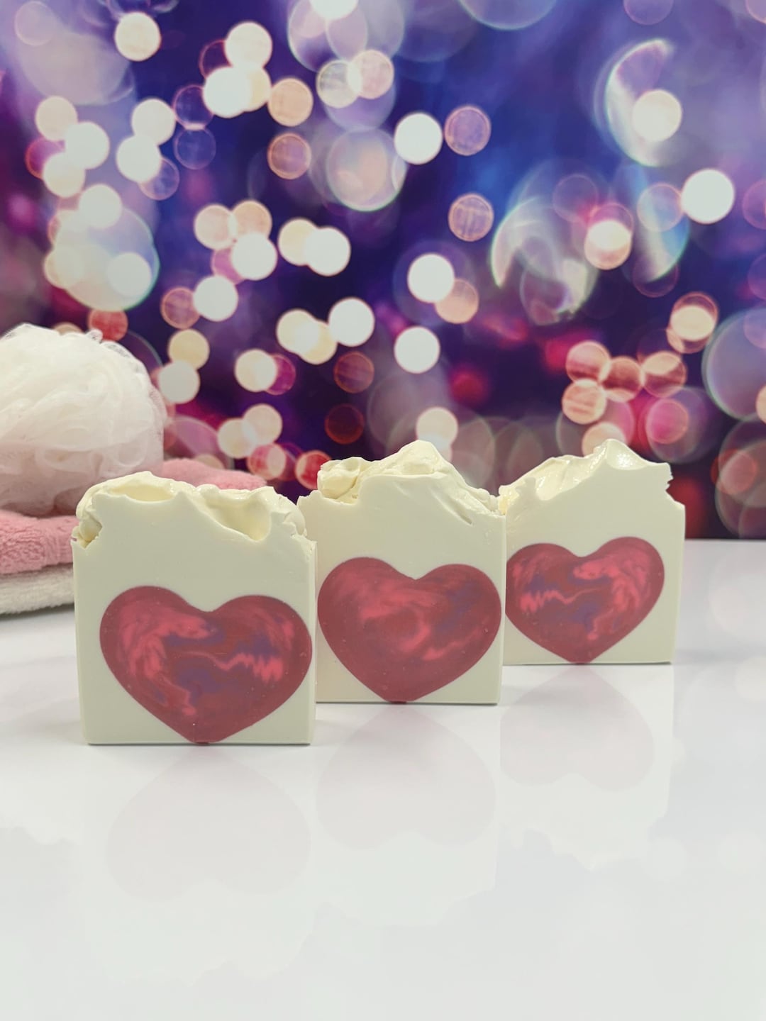 Heart Strings Soap,sweet Hearts,valentine's Soap,artisan Soap ...