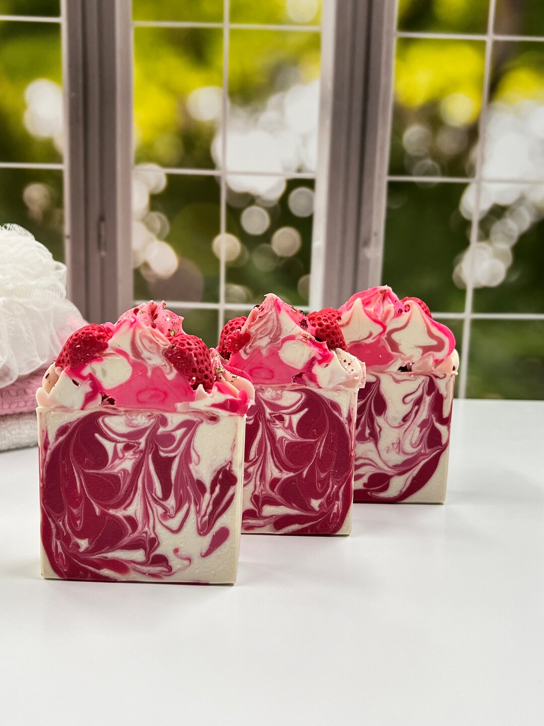 Strawberry Shortcake Soap / Artisan Soap / Handmade Soap / Soap / Cold ...