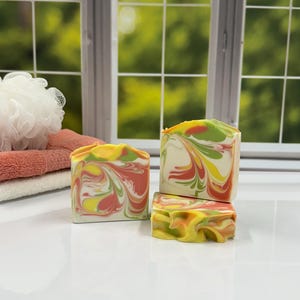 Pineapple Mango Soap / Artisan Soap / Handmade Soap / Soap / Cold ...