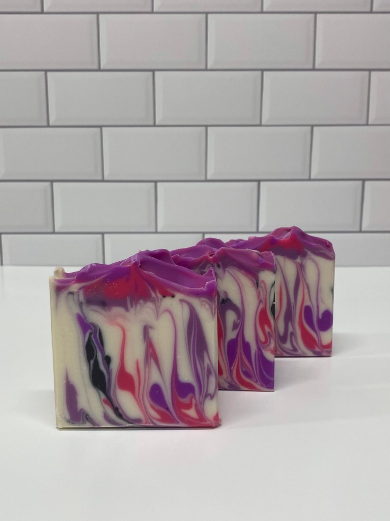 Black Raspberry Vanilla Soap/ Artisan Soap / Handmade Soap / | Etsy