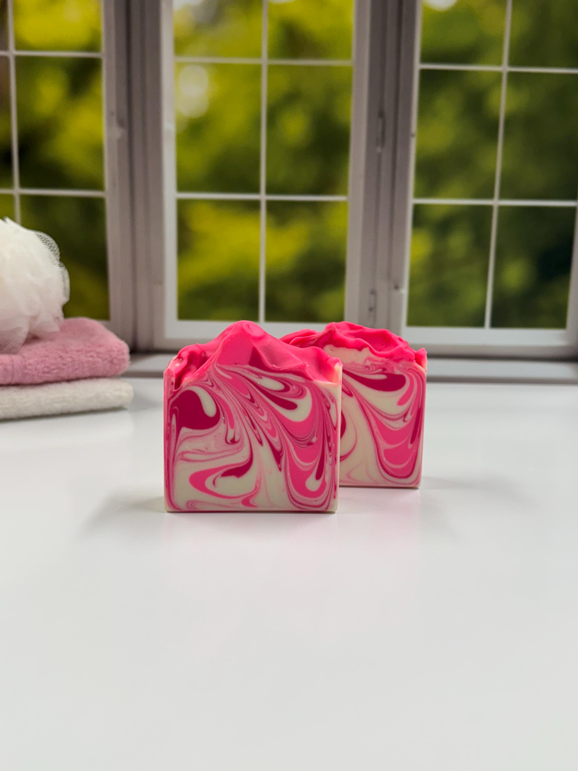 Strawberries and Cream Artisan Soap: Cold Process Handmade Soap - Etsy