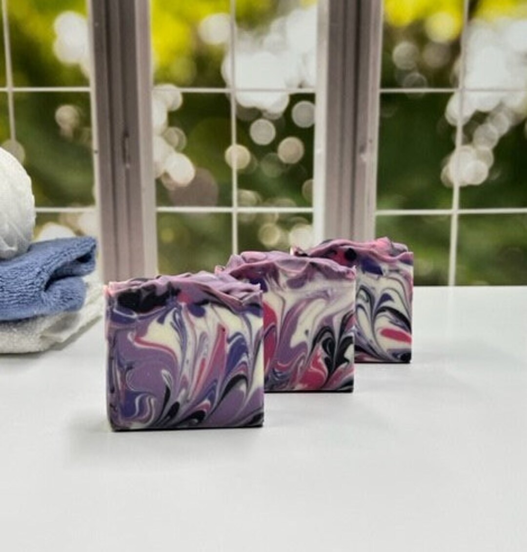 Black Raspberry Vanilla Soap/ Artisan Soap / Handmade Soap / - Etsy