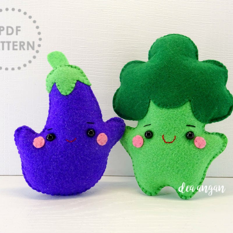 Felt Broccoli - Etsy