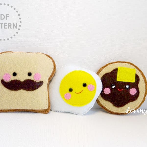Felt Food Patterns - Etsy