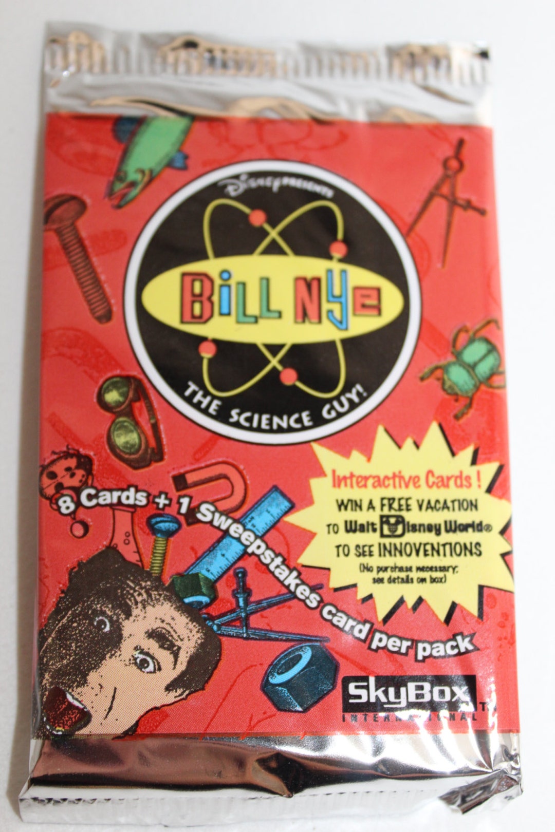 Bill Nye the Science Guy Collectable Cards 1996 - Etsy