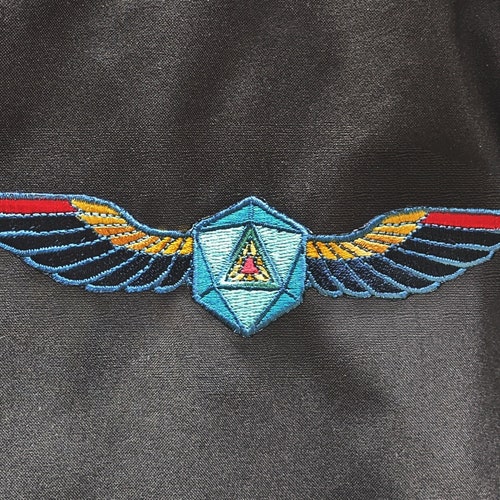 D20 All-seeing Eye Patch Embroidered Iron-on Dice Patch - Etsy