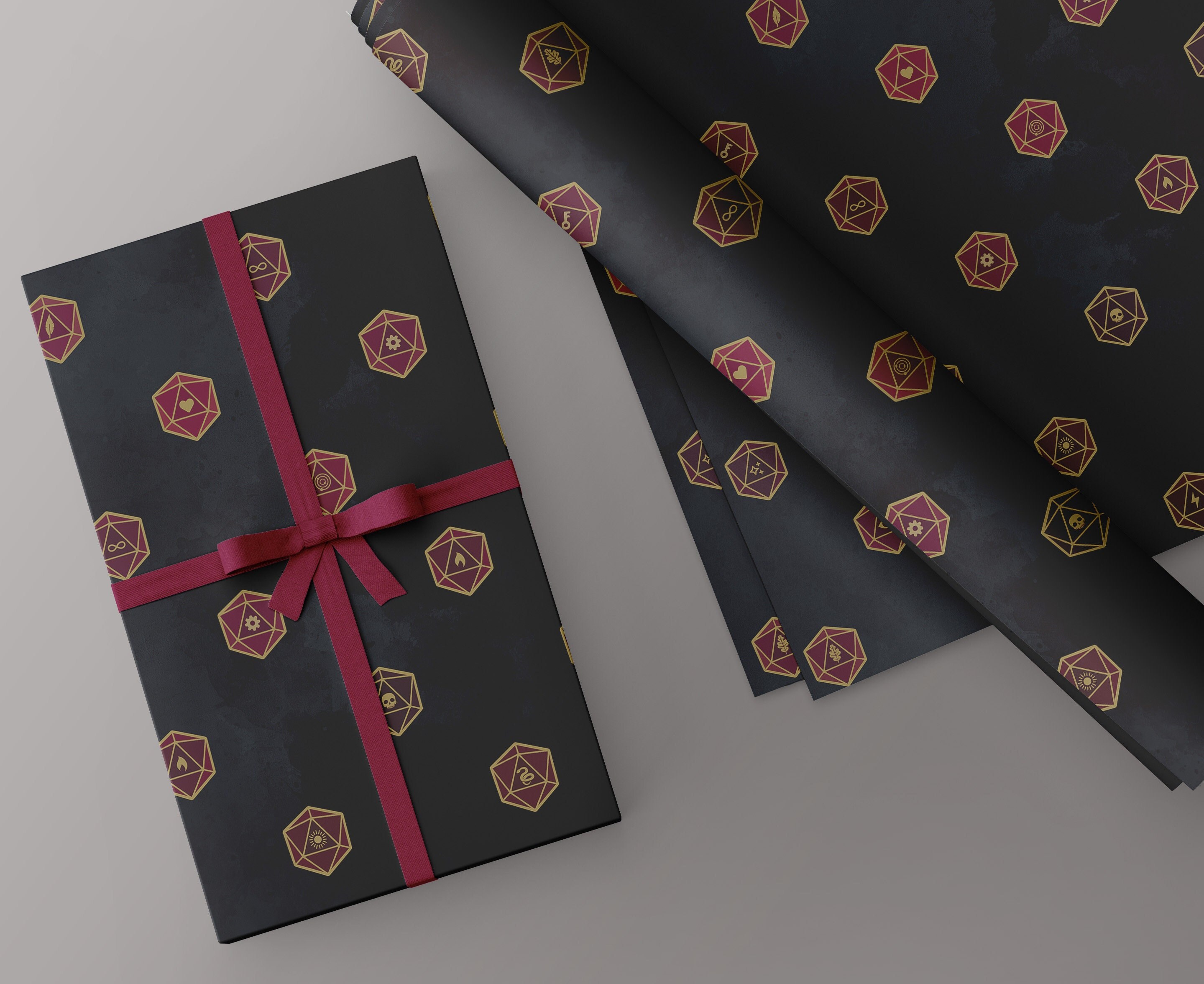 Dungeon and Dragons Wrapping Paper - Etsy