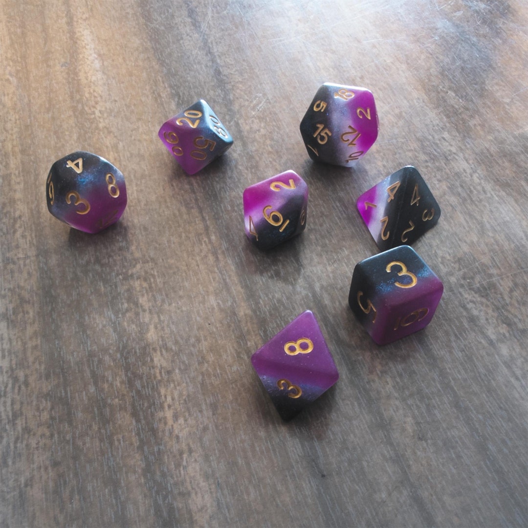 Proud Hearts Dice - Asexual | Pride Flag Dice Set - Etsy