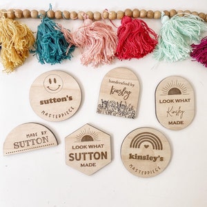 Personalized Magnets - Kids Magnets - Look What I Made Magnets ...