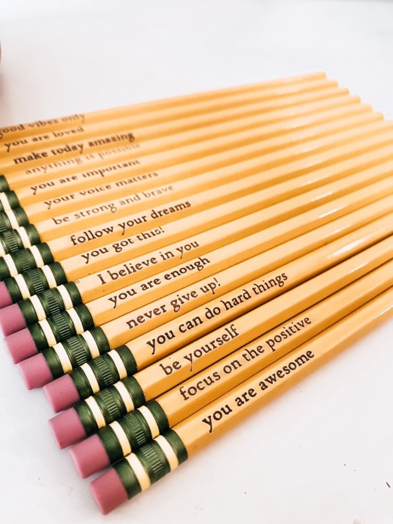 Personalized Pencils Custom Pencils Engraved Pencils - Etsy