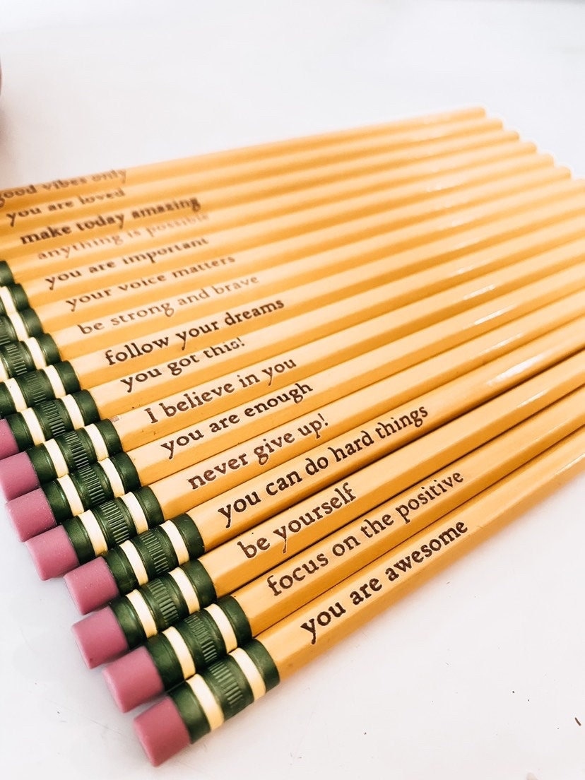 Personalized Pencils Custom Pencils Engraved Pencils Back to School ...