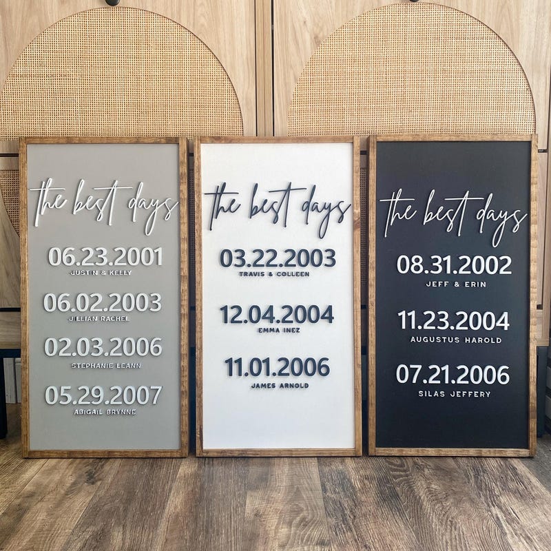 Wedding Date Sign - Etsy