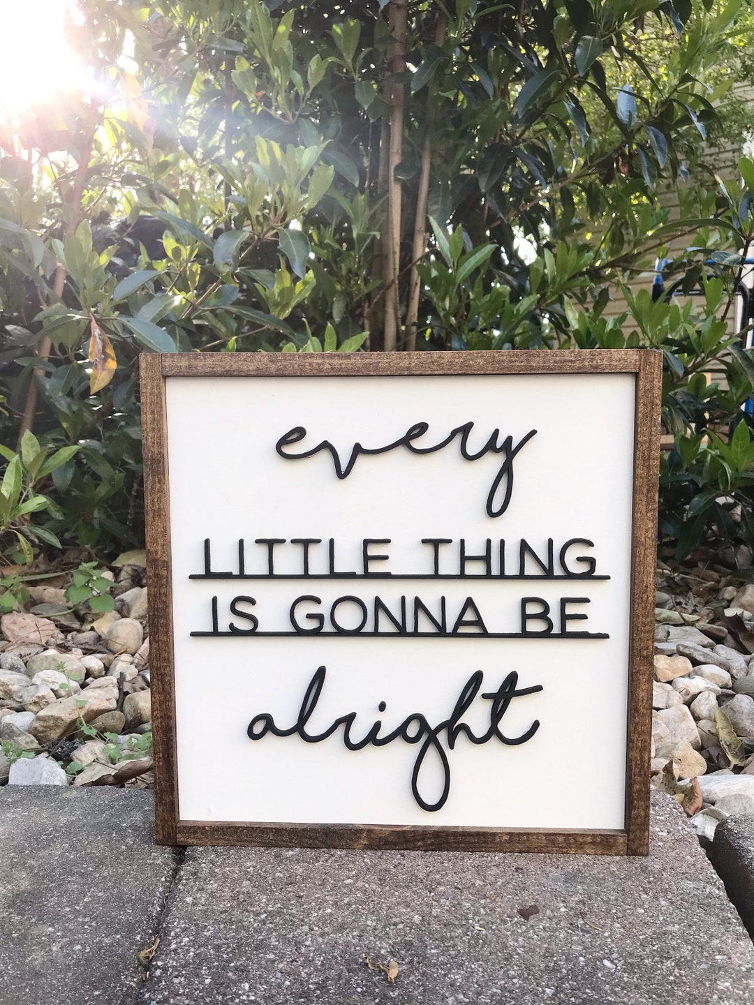 Every Little Thing is Gonna Be Alright Sign - Etsy