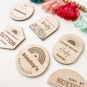 Personalized Magnets - Kids Magnets - Look What I Made Magnets ...