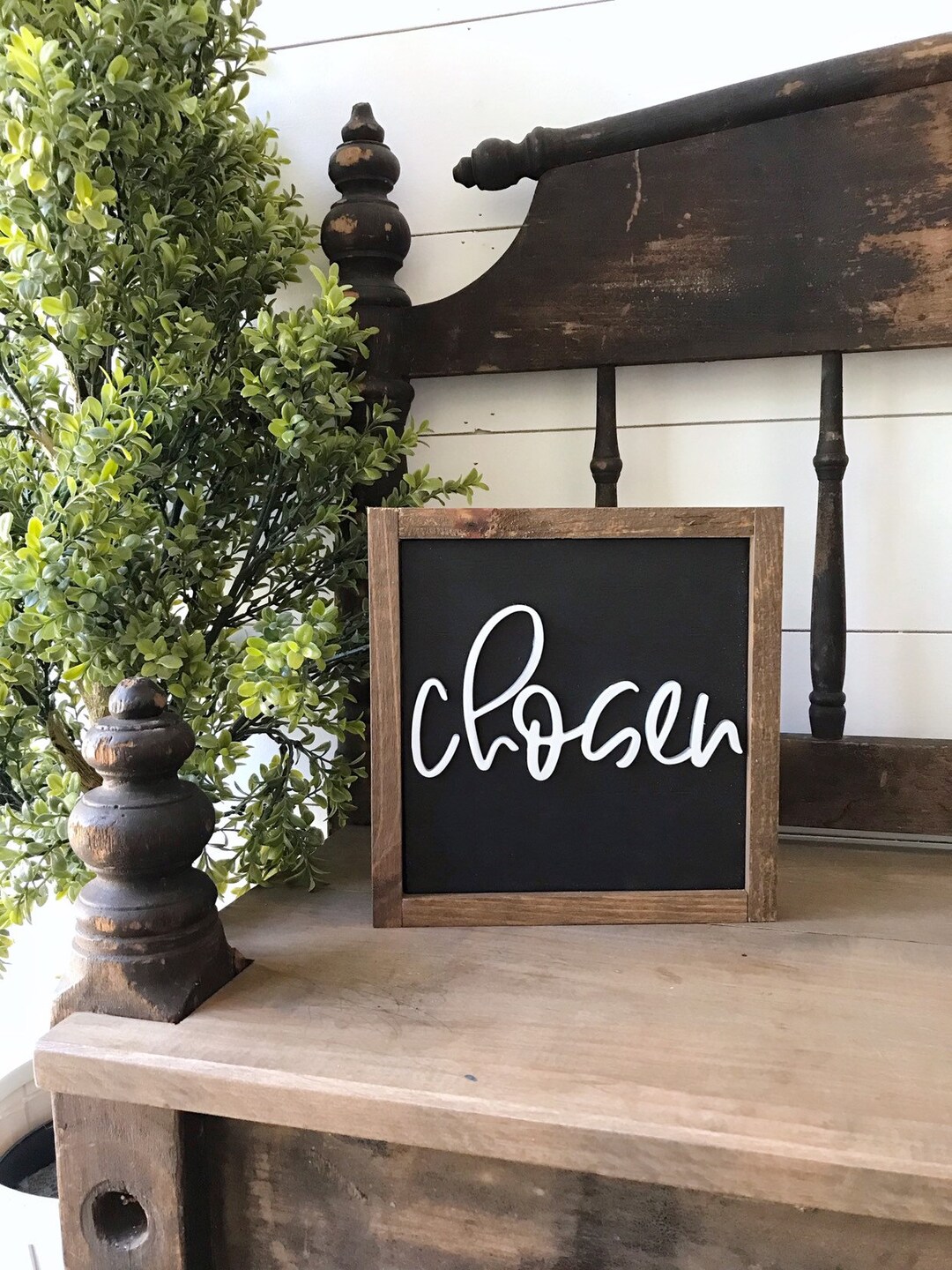 Chosen Sign - 3d Laser Sign - Home Decor - Wall Decor - Wooden Sign - Etsy